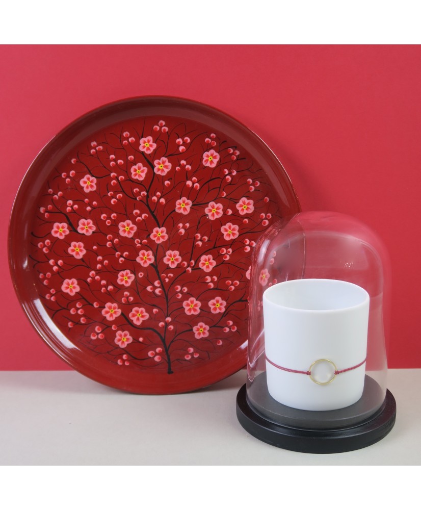 Cloche-parfumeur et Socle Noir Christian Tortu par Une parenthèse bougie