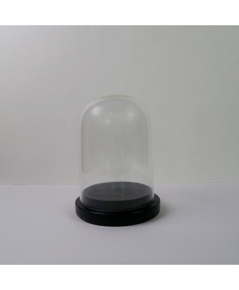 Cloche-parfumeur et Socle Noir Christian Tortu par Une parenthèse bougie